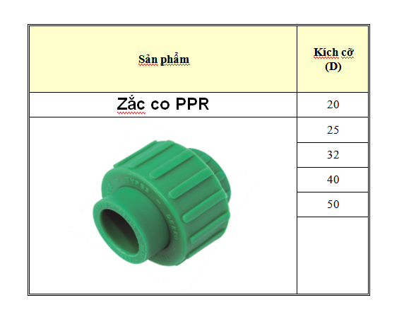 ZẮC CO PPR - FLUX